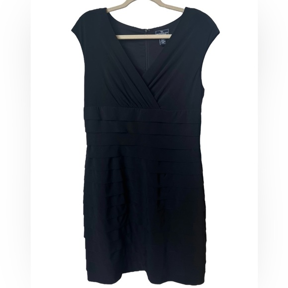 american living dress | Dresses | American Living Dress Black Ruched ...